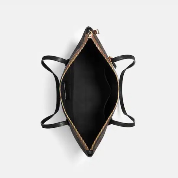 Coach | Bags | Coach Zip Top Tote In Signature Canvas | Poshmark